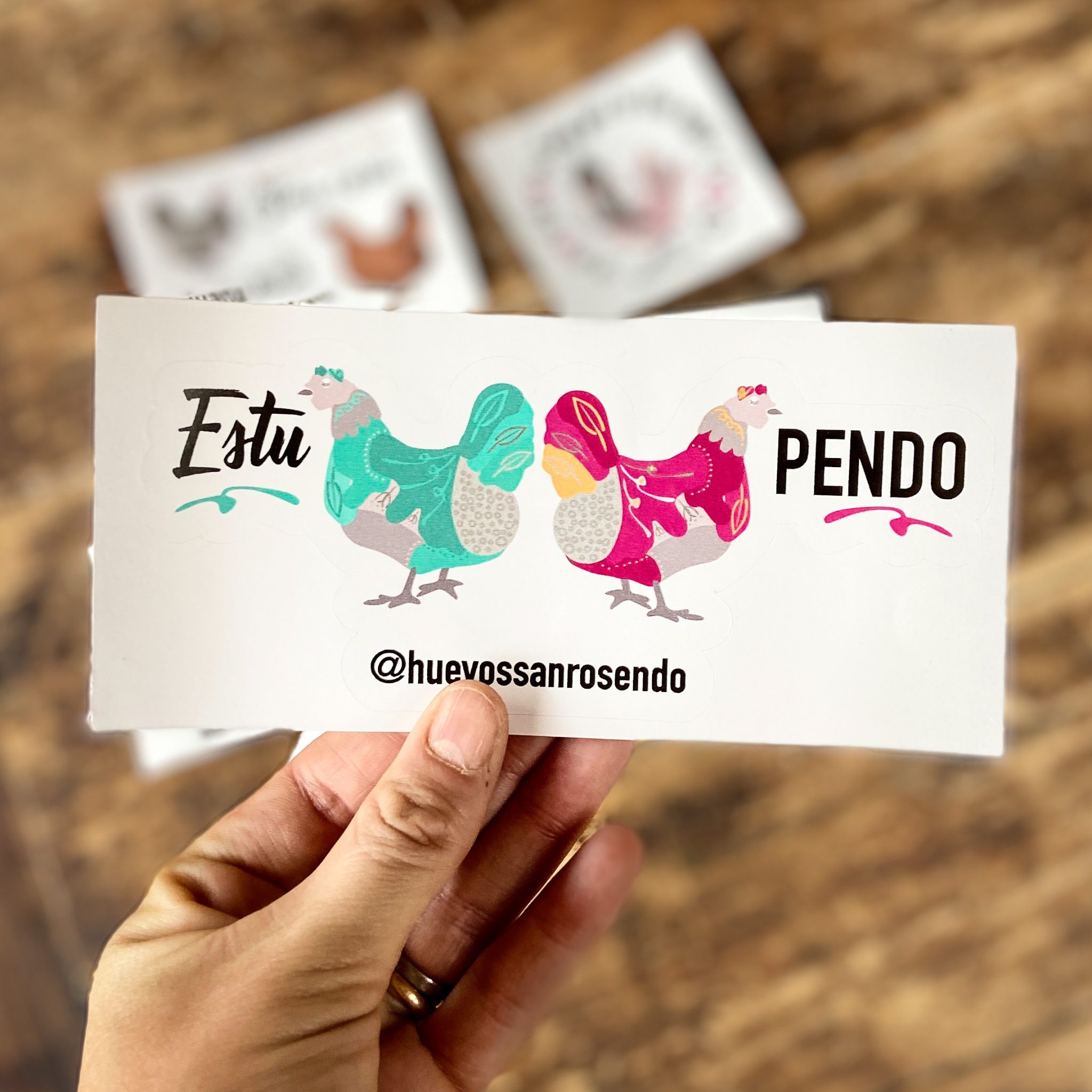 Sticker EstuPendo – Huevos San Rosendo